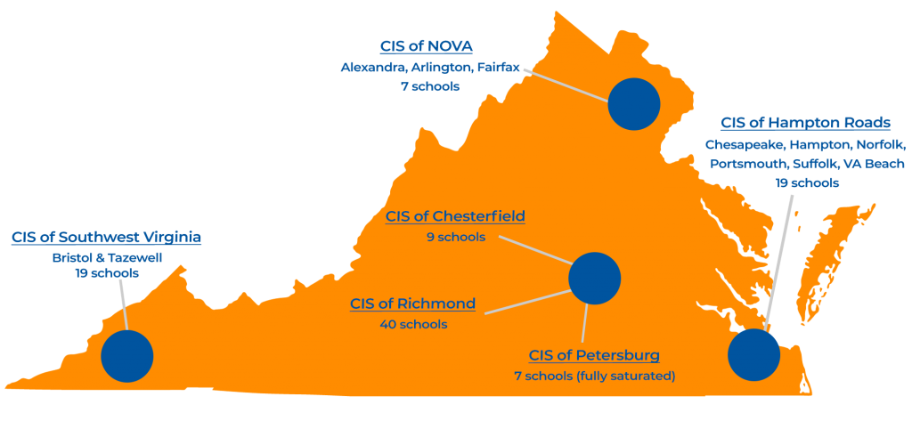 Our Network | Communities In Schools of Virginia Affiliates